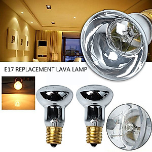 Upgraded Light Bulbs for Lava Lamps 25W 4 Pack Used in Light Bulb Bedroom and Office, 120v 25watt R12 R39 E17 Reflector Bulbs