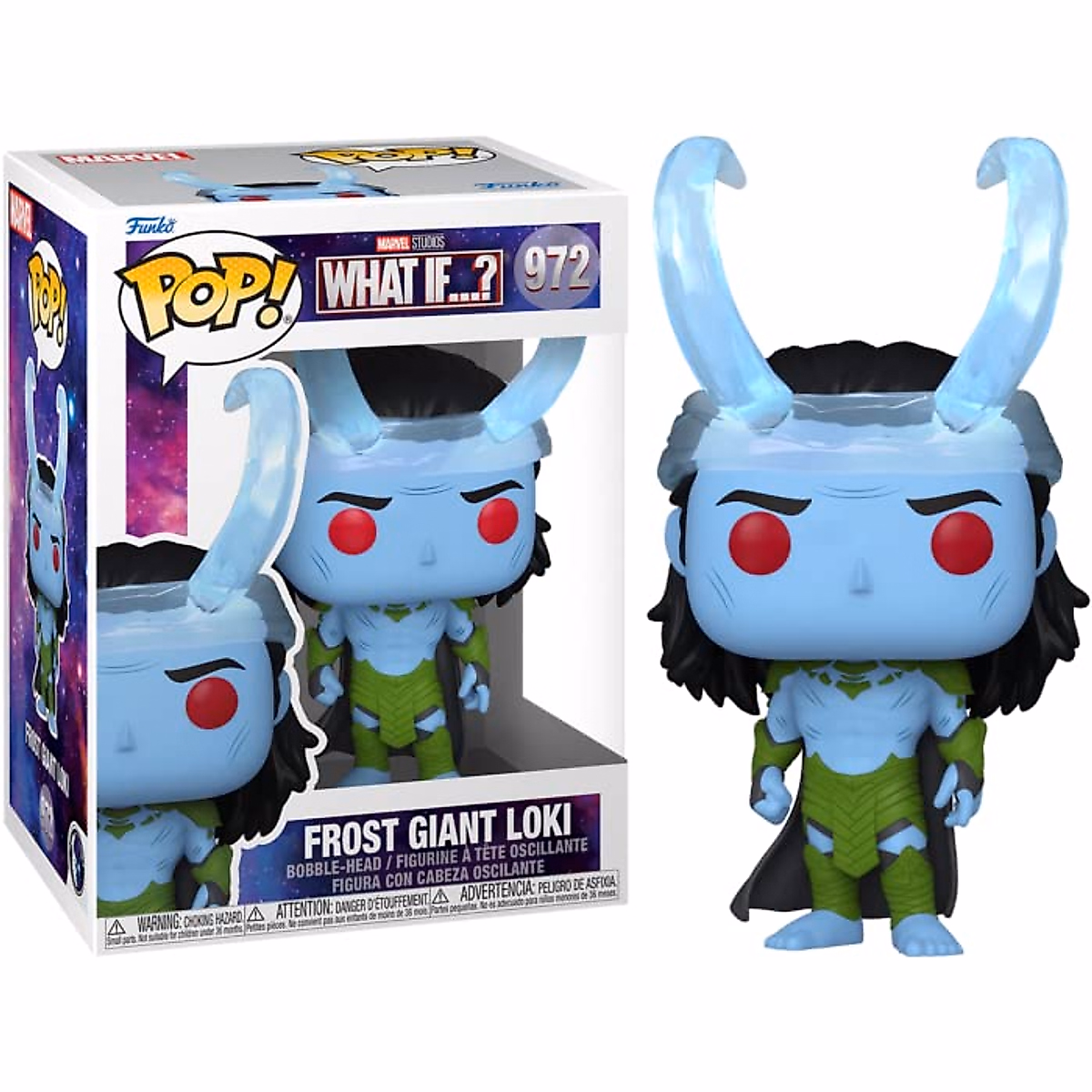 POP Marvel: What If? - Frost Giant Loki Funko Vinyl Figure (Bundled with Compatible Box Protector Case)
