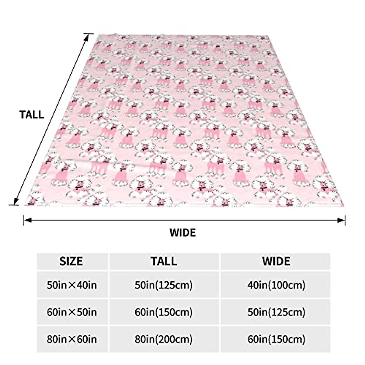 Pink Poodle Dog Cute Art Full Fleece Throw Cloak Wearable Blanket Flannel Fluffy Comforter Quilt Nursery Bedroom Bedding King Size Plush Soft Cozy Air Conditioner Blanket