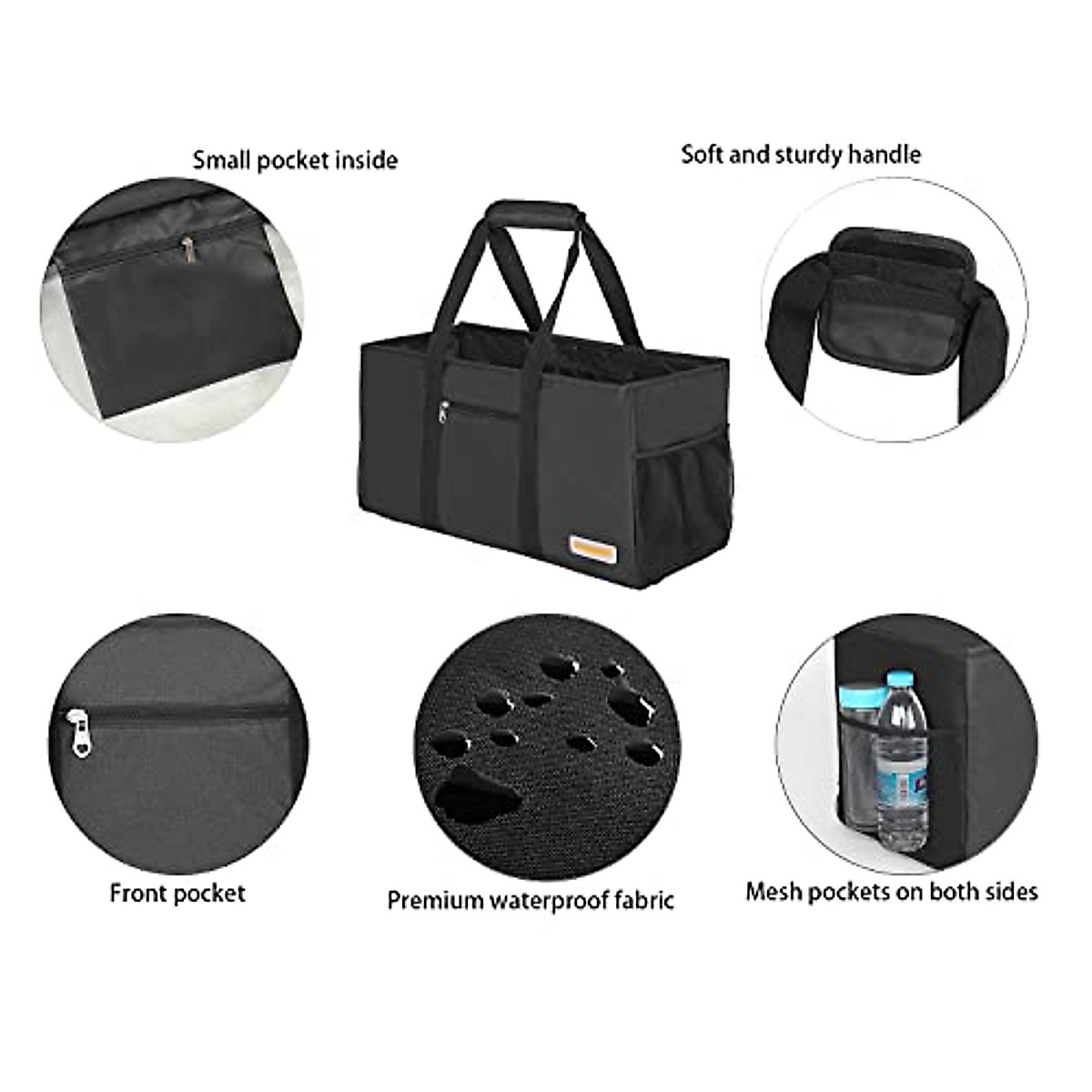 Dongawin Large Utility tote bag,waterproof beach bag,foldable and reusable storage bag,shopping bag,picnic bag,etc.