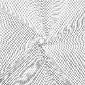 White Mesh Fabric 62 x 59-inch Slightly Stretchy Soft Mesh Fabric Netting for Netting Bag Shopping Bag, Backpack Pocket and Straps, Netting Clothes and Sewing Projects