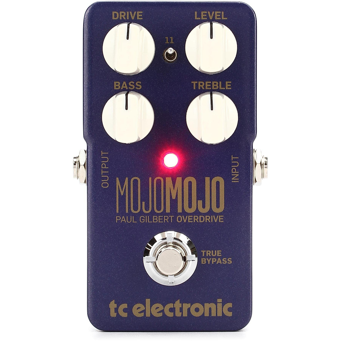 TC Electronic MojoMojo Overdrive Pedal - Paul Gilbert Edition Bundle with Zeus Drive Overdrive Pedal