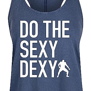 Instant Message - Do The Sexy Dexy - Women's Sleeveless Shift Dress - Size X-Large Indigo