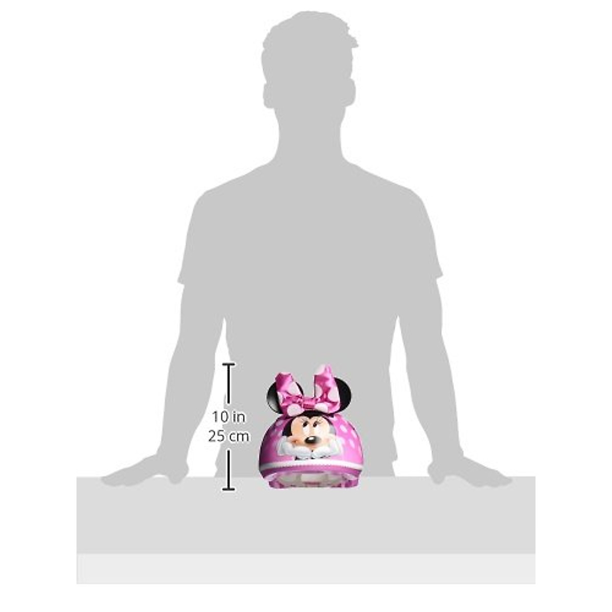 Bell Disney Minnie Mouse 3D Minnie Me Toddler Bike Helmet