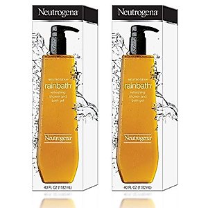 Neutrogena Rainbath Refreshing Shower and Bath Gel 40 Oz Bottle, Pack of 2