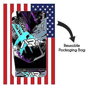 Arsh Sports Soccer Goalie Gloves, Football Goalkeeper Gloves for Kids Boys Children Youth Goalkeeping with 4mm Latex Finger Spine Protection (Gray, Size 4 Suitable for 6-9 Years)