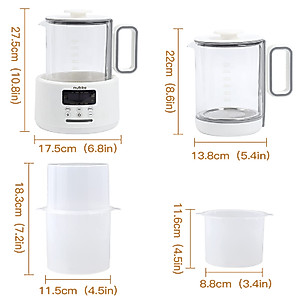 Instant Water Warmer, 8-in-1 Baby Bottle Warmer, Water Dispenser, Baby Formula Maker, Electric Kettle 1.5-Liter, Breastmilk Defroster, with Nightlight