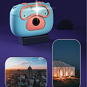 LKYBOA Children's Camera Toy Can Take Pictures, Digital and Printable Baby Mini Kindergarten Birthday Gifts (Color : B)