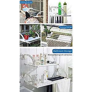 Retractable balcony armrest bath Clothes Rack, Hanging Extra Long Drying Rack Drying Rack Towel Clothes Folding Drying Rack Indoor Or Outdoor Iron Racks Socks (retractable length 40-70cm) (white)