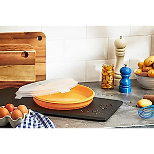 Ibili Spanish Omelette Holder, Orange, 26 Cm