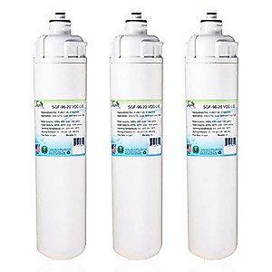 Swift Green Filters SGF-96-20 VOC-L-S Compatible for EV9611-00,EV9610-00,EV9612-11,EV9612-16 Commercial Water Filter (3 Pack),Made in USA