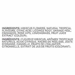 TAZO Passion Enveloped Hot Tea Bags Herbal, Caffeine Free, Non GMO, 20 count (Pack of 6)