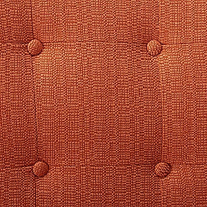 Sole Designs La Mode Collection Fanback Dining Chair, Pumpkin