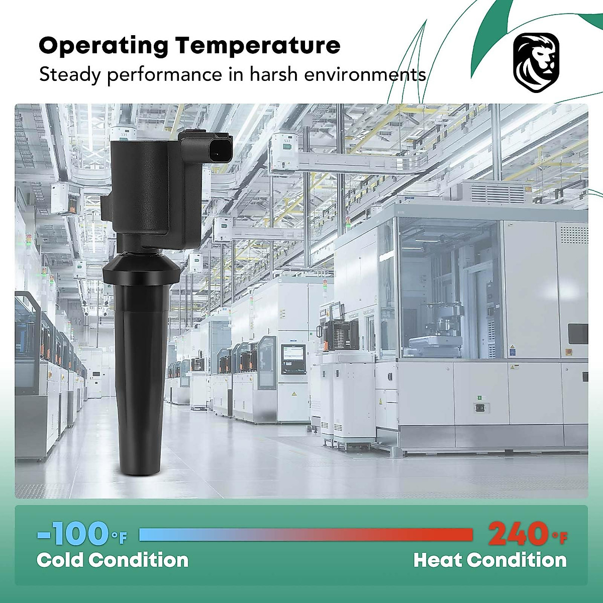 YHTAUTO Set of 4 Ignition Coil Pack Replacement for Ford Escape Focus Transit Connect EcoSport, Mazda 3 6 Tribute, Mercury Mariner 2.0L 2.2L 2.3L L4 2.5L L5 Replace 4M5Z12029A