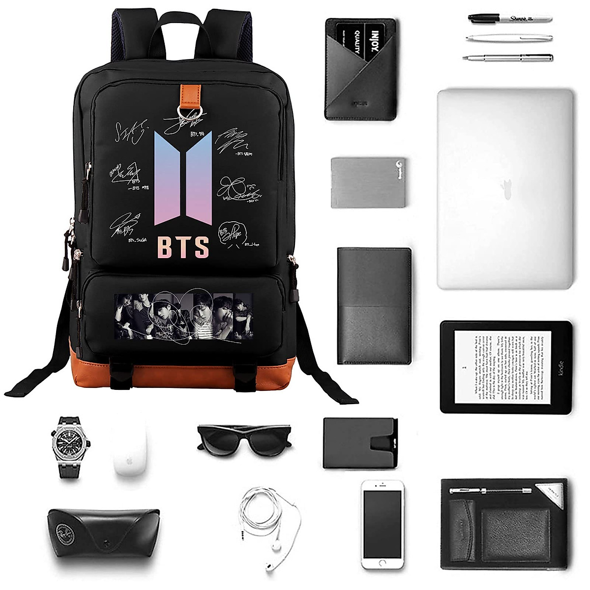 awgfxpi Backpack for Girls Boys,Laptop School Bag Kids Elementary College Backpacks Large Bookbags for Teen Girls Women Students Casual Travel Daypacks Waterproof Schoolbag