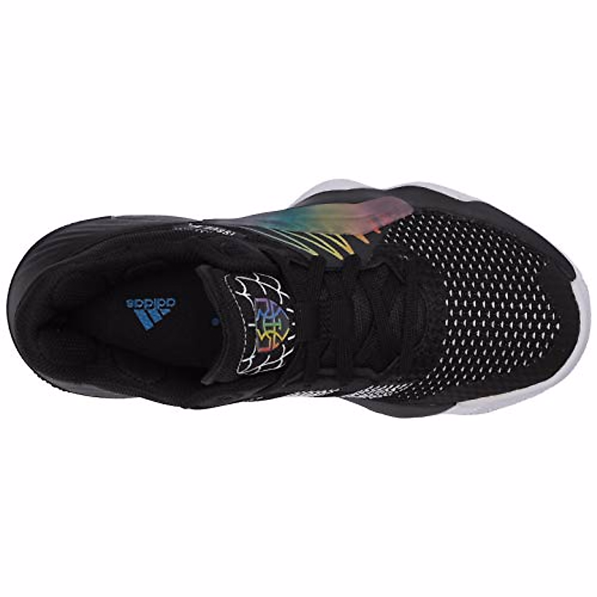 adidas Women's D.O.N. Issue #1 Basketball Shoe, FTWR White/core Black/core Black, 11