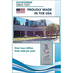 QuickScreen Single Panel Opiates OPI Drug Test, 10