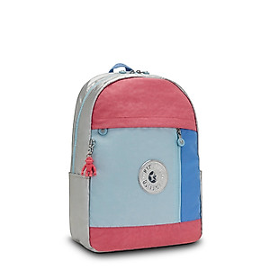 Kipling Hyder 17" Metallic Laptop Backpack Bright Silverbl