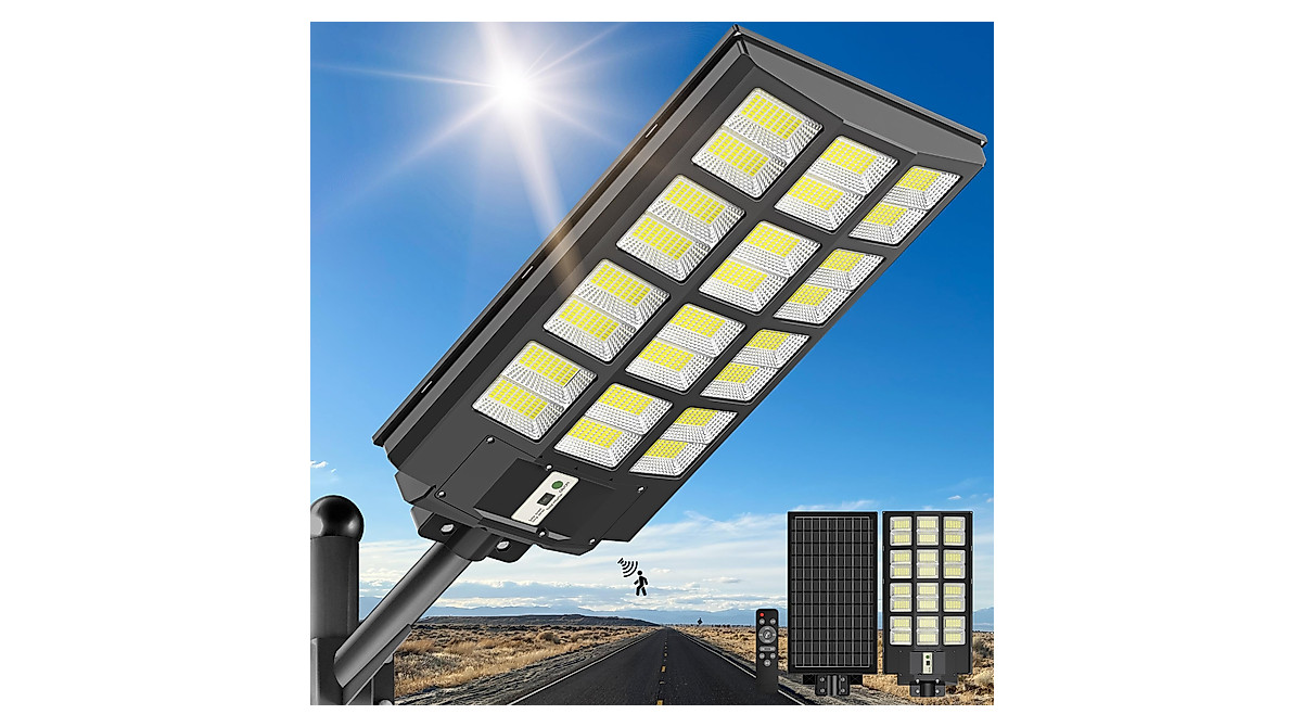Sunwish 4200W Solar Street Lights - Bright & Efficient