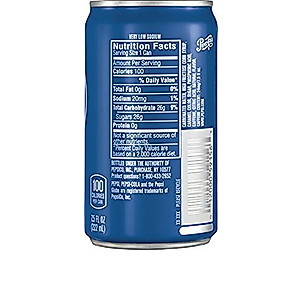 Pepsi and Mtn Dew Mini Can Variety Pack, 7.5 oz Cans, 24 Count(Packaging may vary)