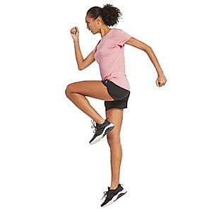 BALEAF Women's Short Sleeve Running Workout Shirts Athletic Tops Lightweight Quick Dry Training Yoga Crewneck Pink L