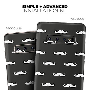 DesignSkinz Mustache Galore Protective Vinyl Decal Wrap Skin Cover Compatible with The Samsung Galaxy S20 (Screen Trim & Back Glass Skin)