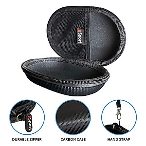 JBL GO 3 Waterproof Ultra Portable Bluetooth Speaker Bundle with gSport Deluxe Hardshell Case (Gray)