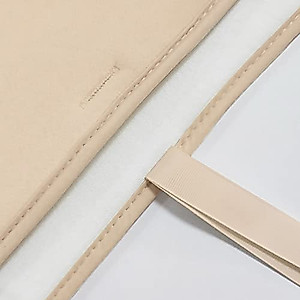 Vjningu Crib Rail Cover, Baby Bed Soft Edge Protector, Wrapped Rail Cover 3 Pcs (One Set) Anti-Collision Strip Corner Cover for Child Bed Protection(Khaki)