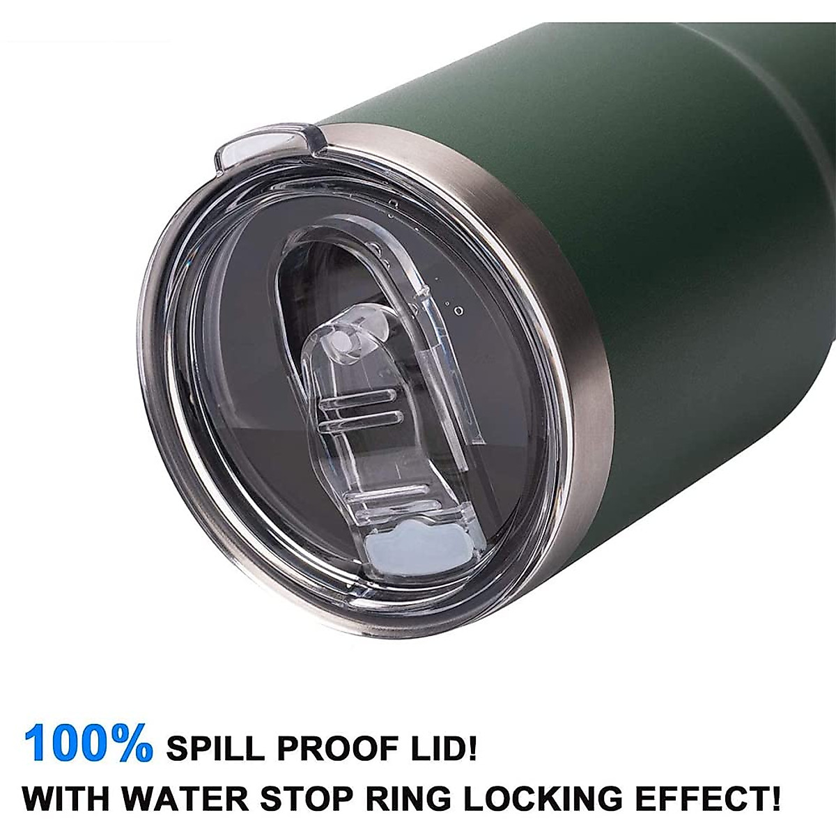 30 oz Tumbler Replacement Lid - Compatible with YETI 30 oz Tumbler, 14 oz Mug, 35 oz Straw Mug and Old Style RTIC, 2 Pack Travel Spill Proof Cup Lids