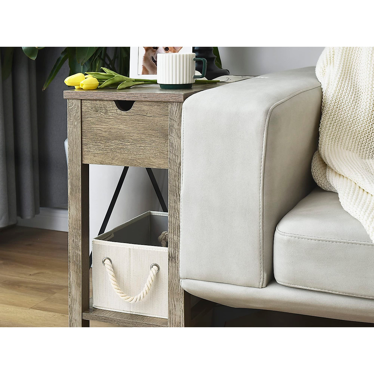 StorageWorks Storage Baskets for Organizing and Closet Storage Bins with Clear Window