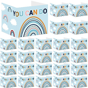 24 Pcs Privacy Boards for Student Desks Boho Rainbow Classroom Desk Divider Table Desk Privacy Panel Privacy Folders Screen Partition for School Teacher Student Study Test Shields Class (Boho Rainbow)