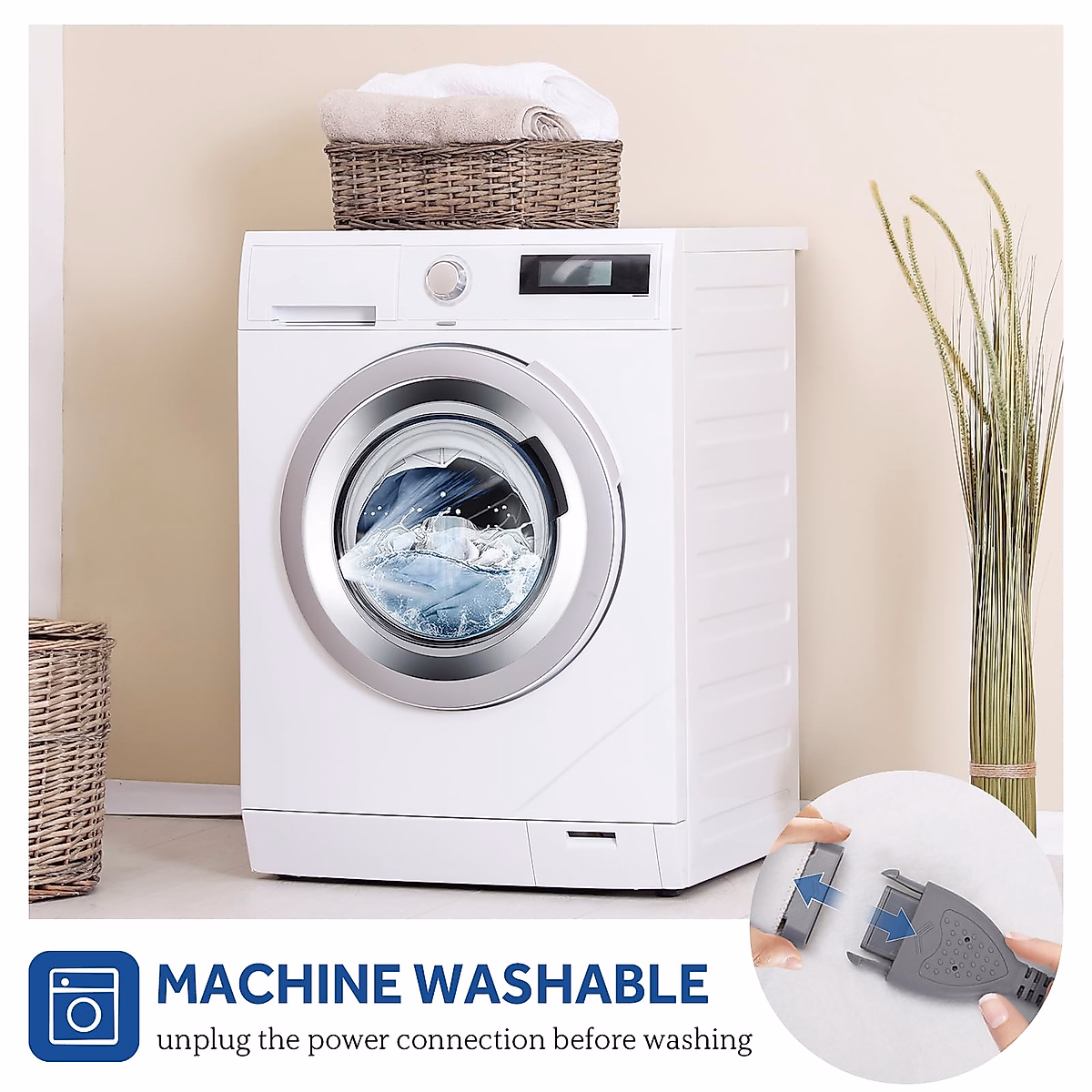 Sealy Heated Mattress Pad Queen Size, Luxury Quilted Electric Bed Warmer with Dual Controller 10 Heat Settings & Auto Off 1-12 Hours | Fit Up to 17" Deep Pocket | ETL Certified | Machine Washable