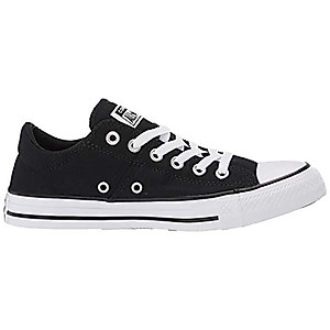Converse Women's Chuck Taylor All Star Madison Low Top Sneaker, Black/White/Black, 8.5 M US