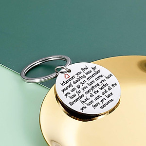 Divorce Gifts for Women Inspirational Gifts Sobriety Sympathy Keychain Cancer Survivor Awareness Gifts Surgery Addiction AA Warrior Birthday Alcoholics Stay Strong Gifts Back to School