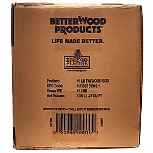 Wood Products Int'l 9910 Firestarter, .25 Cu. Ft., 10-Lbs. - Quantity 1