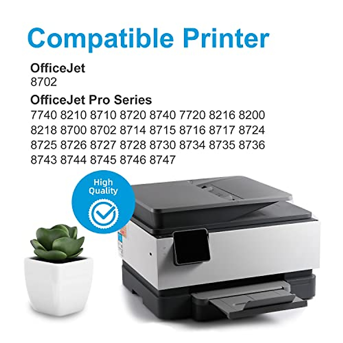 Q-image 952XL Ink Cartridges Replacement for HP 952XL 952 XL Work with HP OfficeJet 8710 8720 7720 7740 8210 8715 8725 8730 Printer (Black, Cyan, Magenta, Yellow, 4 Combo Packs)