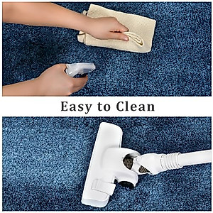 IMINROME Area Rugs 9x12 Modern Plush Large Rug Solid Rug Super Soft Rug Fluffy Shag Carpet Large Fuzzy Plush Throw Rug,Large Shaggy Floor Big Carpets for Bedroom Kids Home Decor