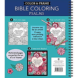 Color & Frame - Bible Coloring: Psalms (Adult Coloring Book)