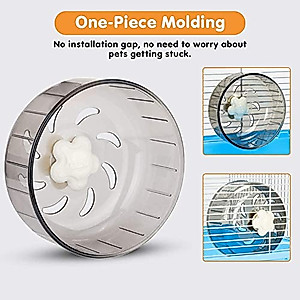 Silent Hamster Exercise Wheels Hamster Toys Hamster Wheels 5.2 inches Hamster Ball Small Pet Running Toy Ball Gerbils Mice Rat Guinea Pig Hamster Cage Accessories