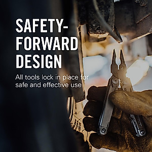 LEATHERMAN, Surge, 21-in-1 Heavy-Duty Multi-tool for Work, Home, Garden, DIY & Auto, Black with Premium Nylon Sheath