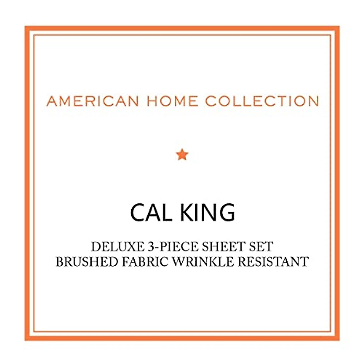 American Home Collection Deluxe 4 Piece Bed Sheets Set Deep Pocket Extra Soft Microfiber Wrinkle Free Sheets Easy Care (California King, Snorkel Blue)