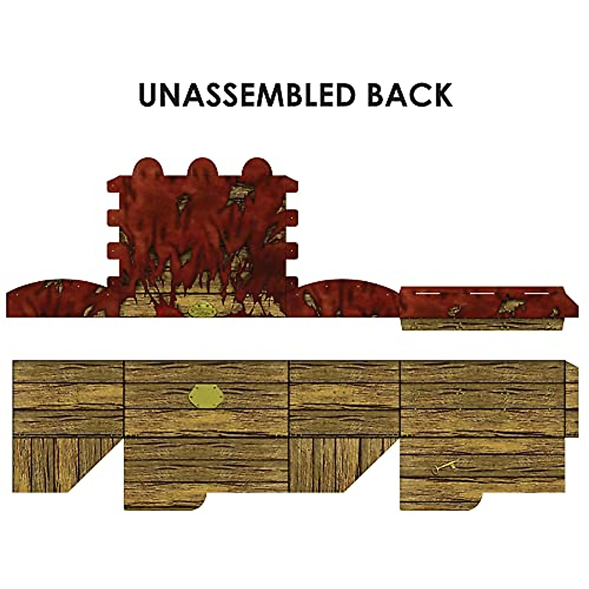 Beistle Novelty Three Dimensional Treasure Chest Treat Box Pirate Theme Party Favors, 8" x 5½" x 5½", Multicolored