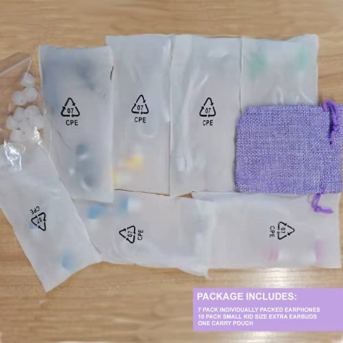 kolodosa Ear Buds Kids School - 7 Pack Classroom Wired Headphones Set Learning Kids Earphones Student chromebook Earbuds Bulk for Laptop audifonos iPhone Galaxy Gym Computer PL 3.5 Jack