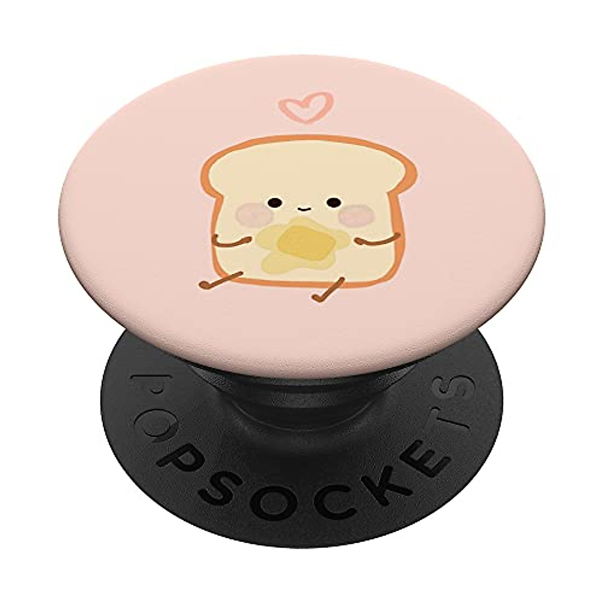 Cute Toast and Butter Graphic PopSockets Swappable PopGrip