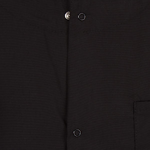 Natural Uniforms Warm Up Scrub Jacket-Black-Large