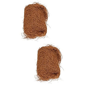 YARNOW 2pcs Natural Fiber for Bird Nest Loose Bedding Substrate for Birds Nest Cages Nesting Material for Budgie Hummingbird Parakeet