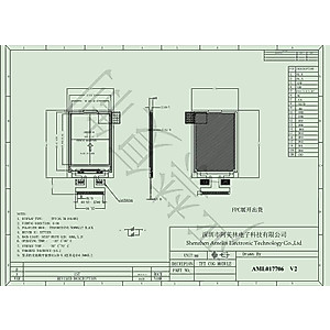 AMELIN 1.77 inch 128x160 MCU Small TFT LCD Module