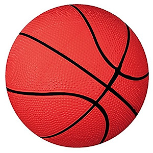 AppleRound Pack of 4 Sports Balls with 1 Pump for Toddlers and Kids: 1 Each of 5-Inch Soccer Ball, 5-Inch Basketball, 5-Inch Playground Ball, and 6.5-Inch Football