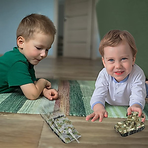 ArtCreativity 6” Long Pull Back Tank Toys, Set of 3, Diecast Military Vehicles, Camouflage Colors, Pullback Action, Army Toys for Boys & Girls, Fun Party Favors, Classroom Prizes, Gifts for Kids