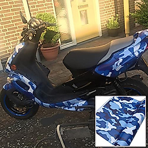 Camouflage Pattern Car Film Wrap,MoreChioce Self-Adhesive Car Protective Film Wrap Sticker PVC DIY Car Body Decorative Stickers for Auto Motorcycle Bike,Yellow,152cmx30cm